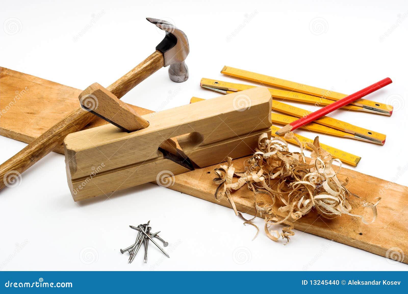 Herramienta Del Carpintero Foto de archivo - Imagen: 13245440