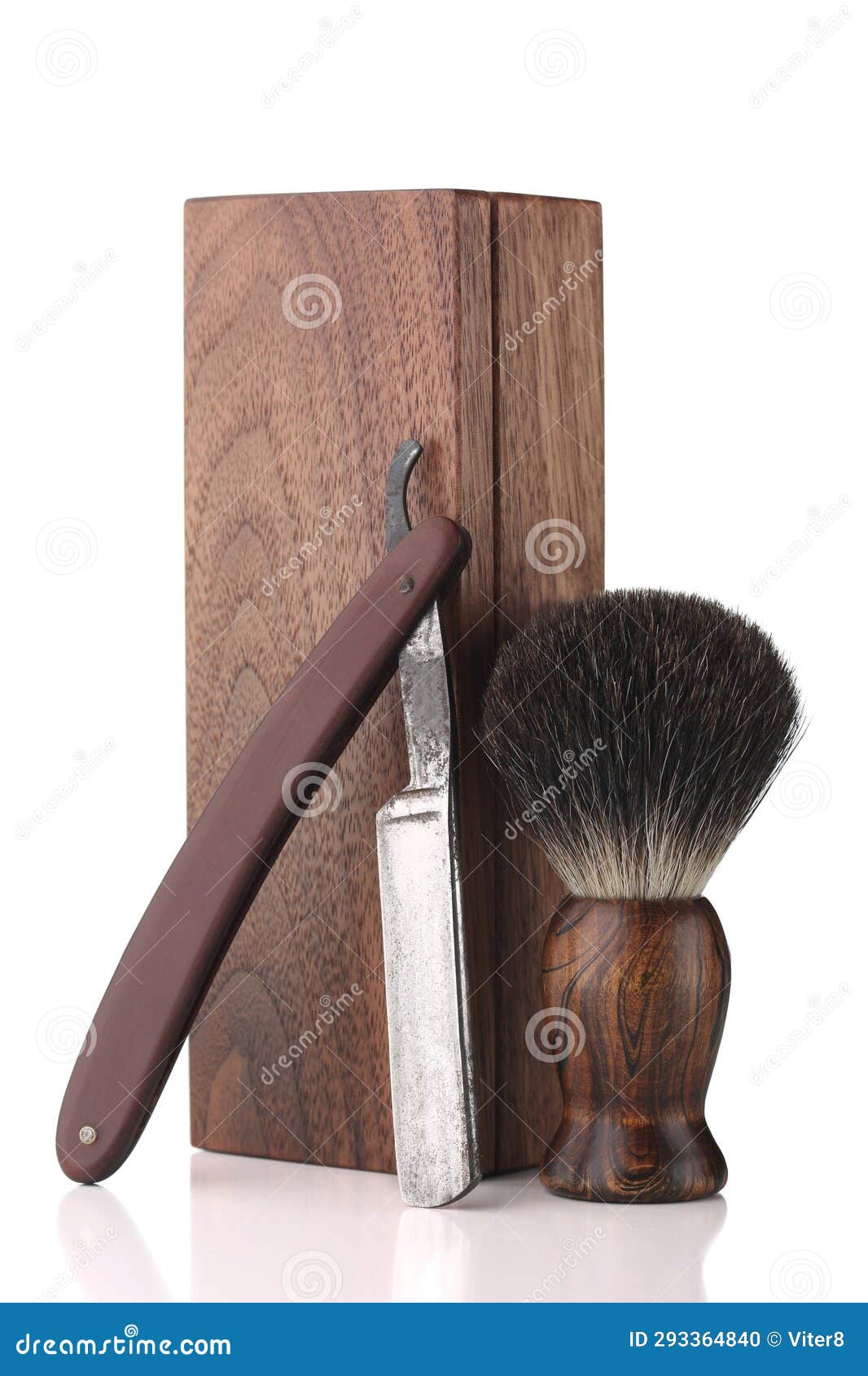 Herramientas De Barbero Aisladas En Blanco Foto de archivo - Imagen de ...