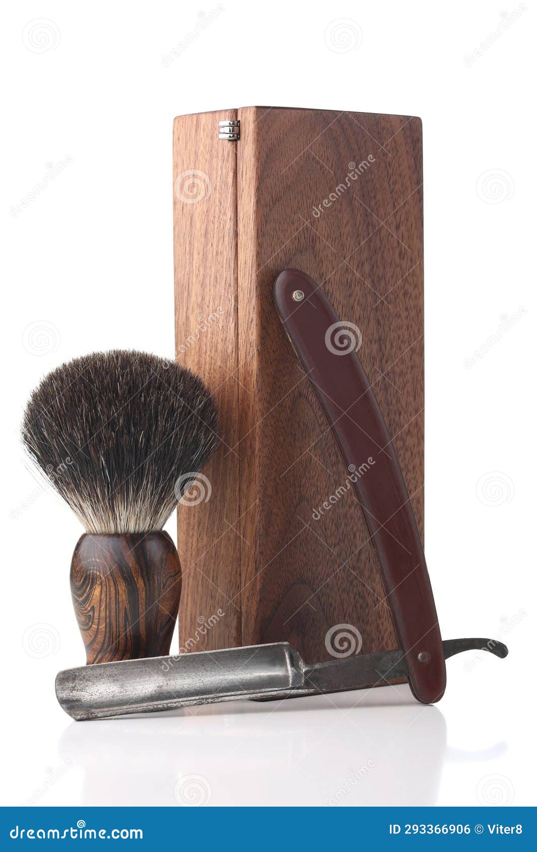 Herramientas De Barbero Aisladas En Blanco Foto de archivo - Imagen de ...