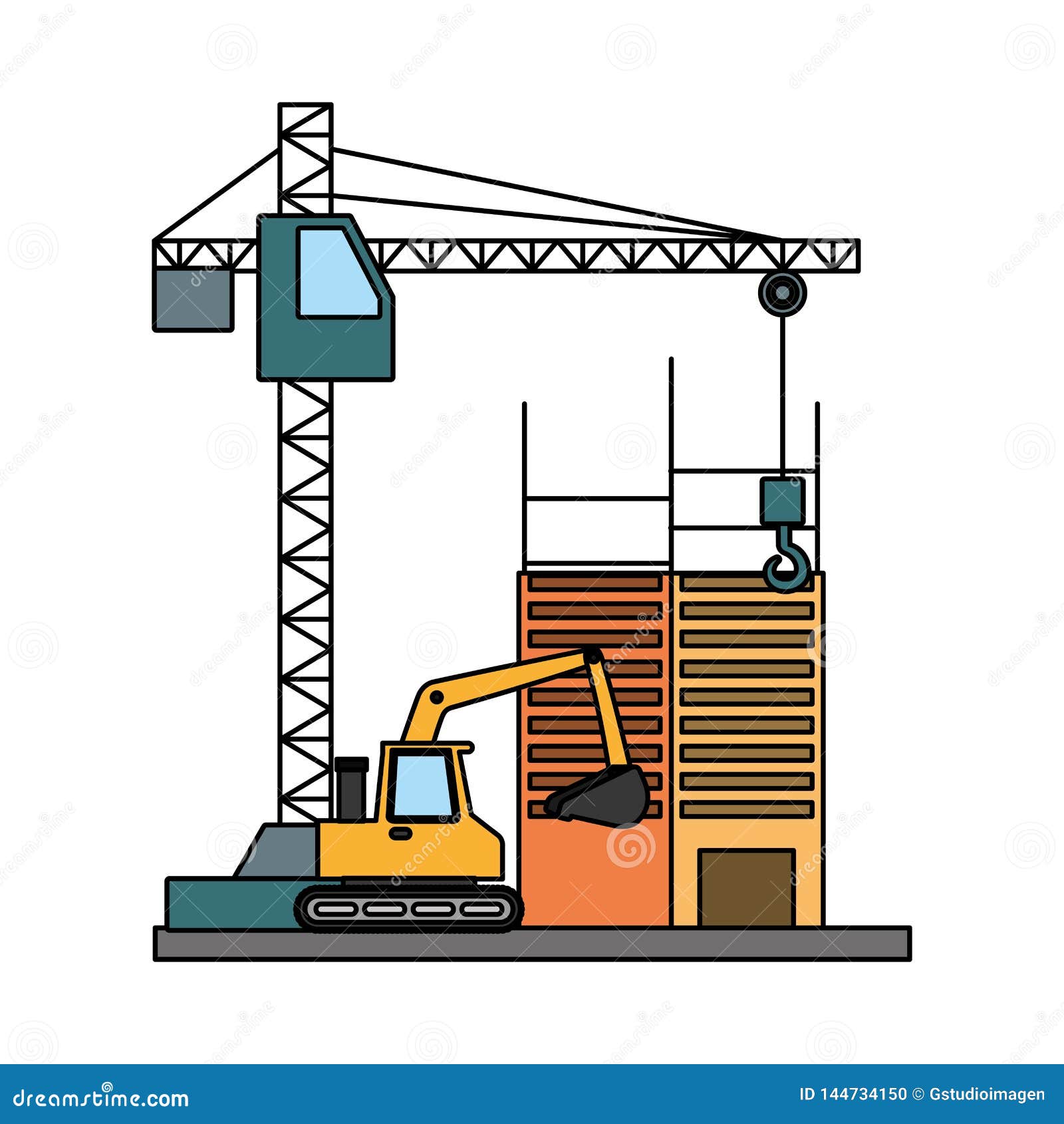 Herramientas De La Construcci?n De Edificios Ilustración del Vector - Ilustración de trabajador ...