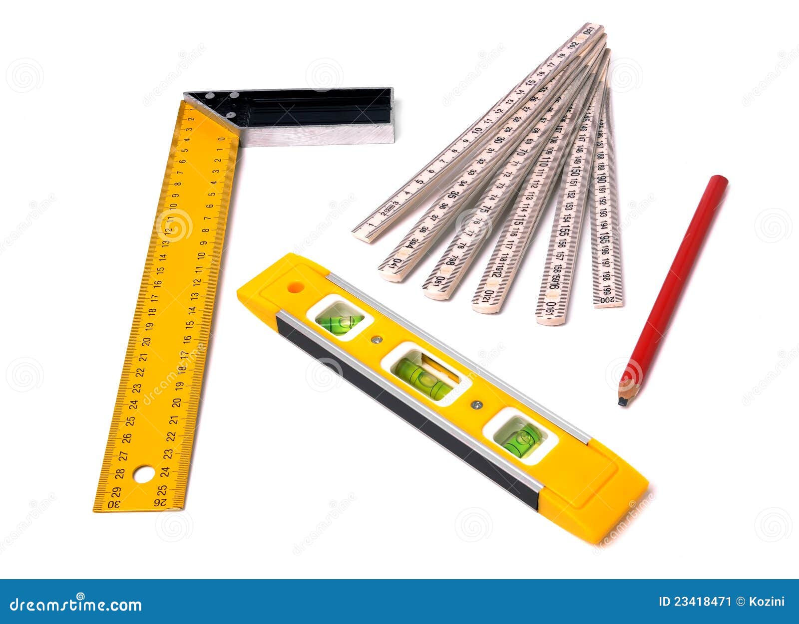 Herramientas de medición imagen de archivo. Imagen de equipo - 23418471