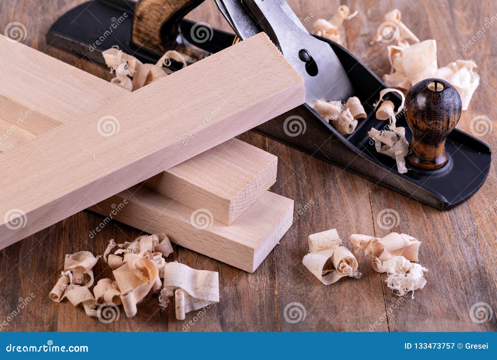 Herramientas Del Carpintero Imagen de archivo - Imagen de viejo, banco ...