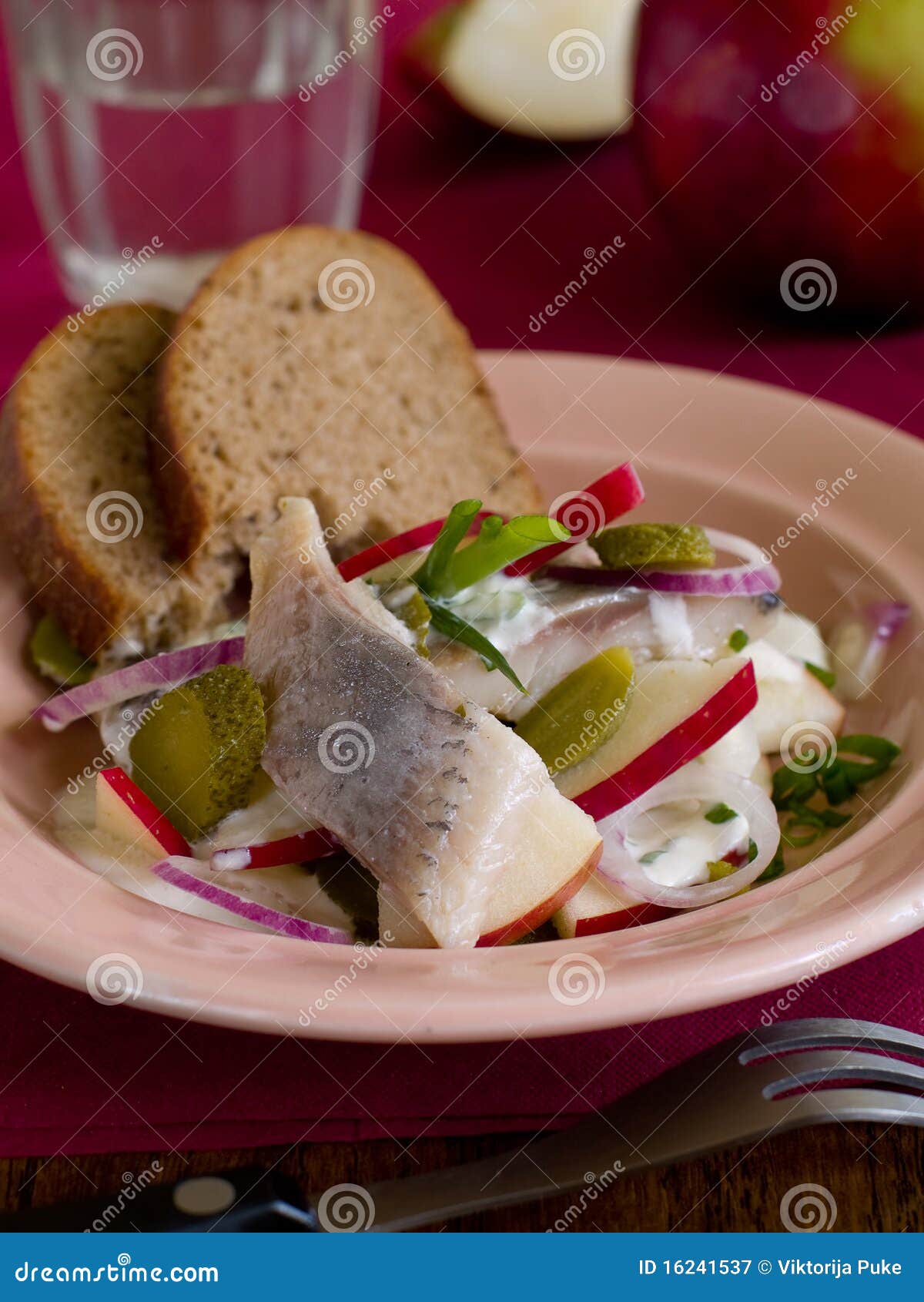 Herring salad stock image. Image of dinner, gourmet, lifestyle - 16241537
