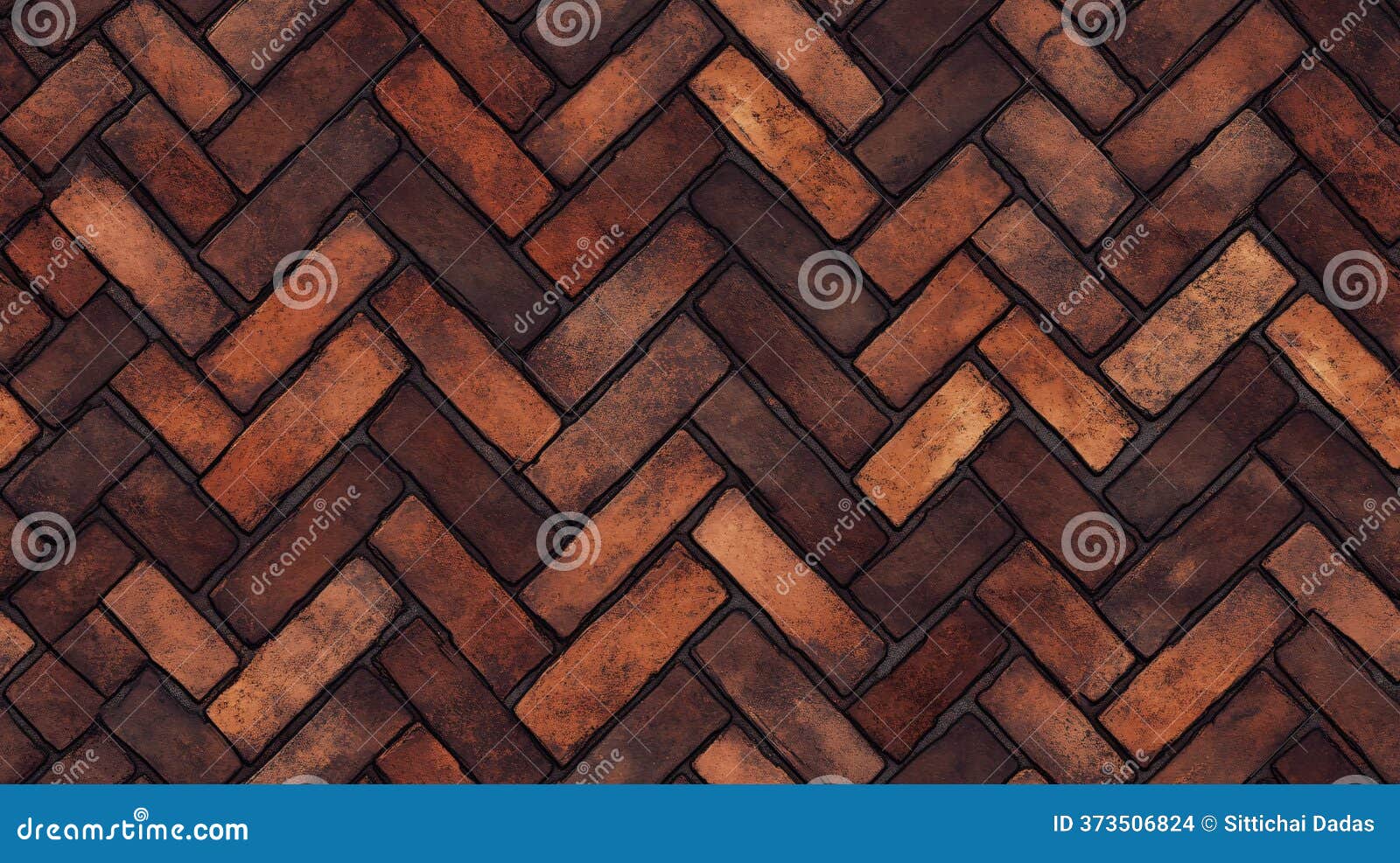 Herringbone Brick Paver Floor Seamless Texture Repeating Pattern Stock ...
