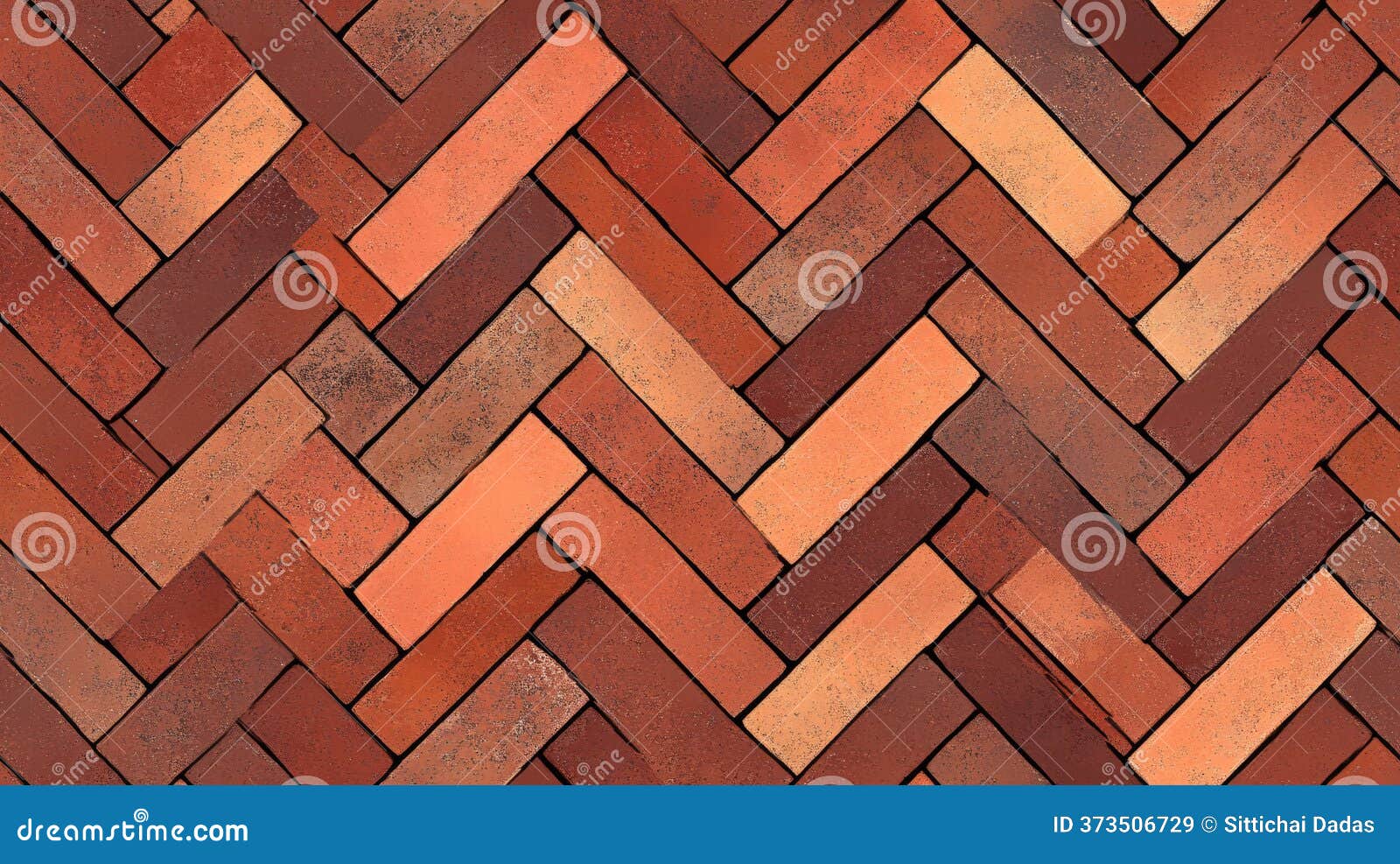 Herringbone Brick Paver Floor Seamless Texture Repeating Pattern Stock ...