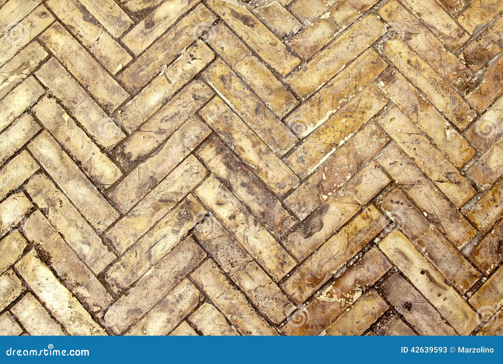 Ancient Herringbone Pattern Brick Wall Details (black And White) Stock ...