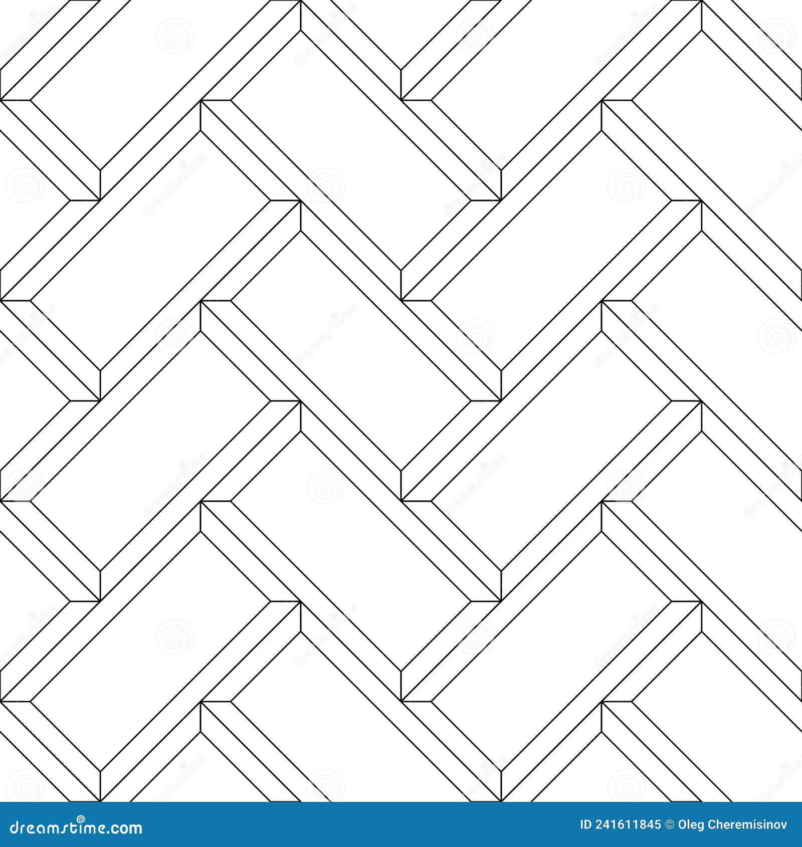 Metro Tiles With Herringbone Patter, Subway Diagonal Seamless Texture ...