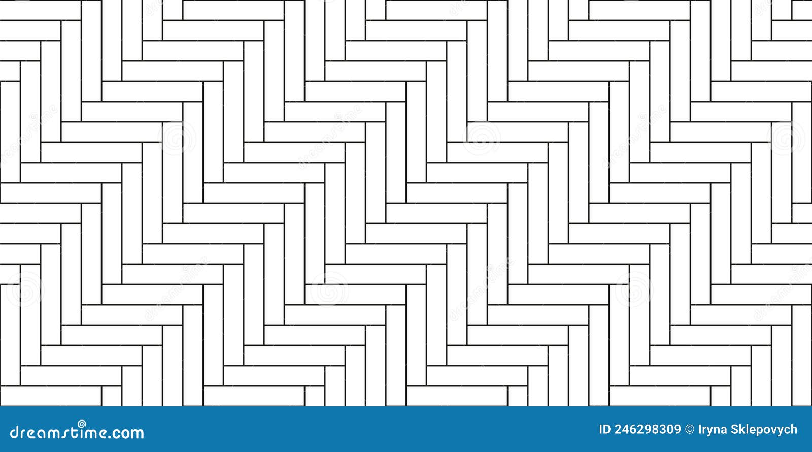Herringbone Floor Texture. Seamless Tile Pattern. Vector Illustration ...