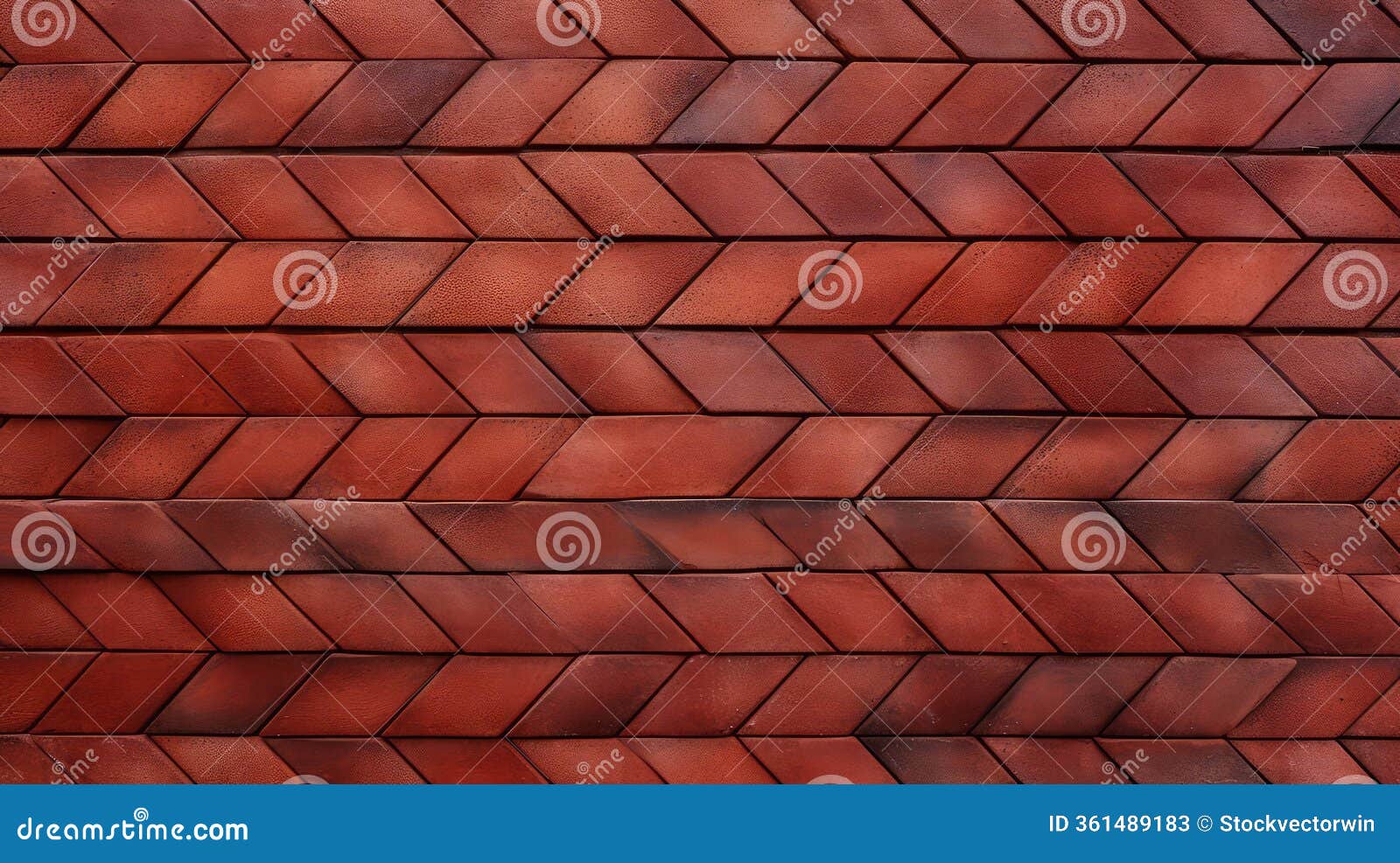 Herringbone Red Brick Pattern Stock Illustration - Illustration of ...