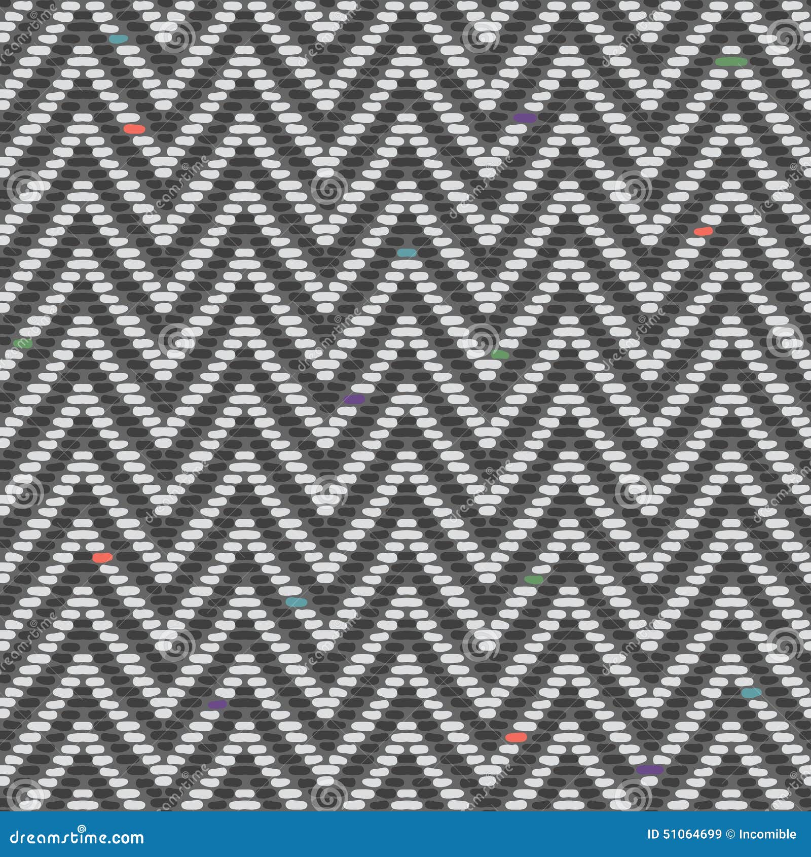 Herringbone Tweed Pattern in Greys Repeats Stock Vector - Illustration ...