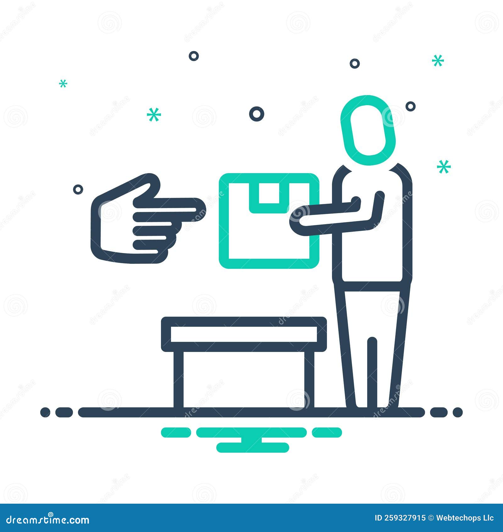 Mix Icon for Herself, Self and Yourself Stock Illustration ...