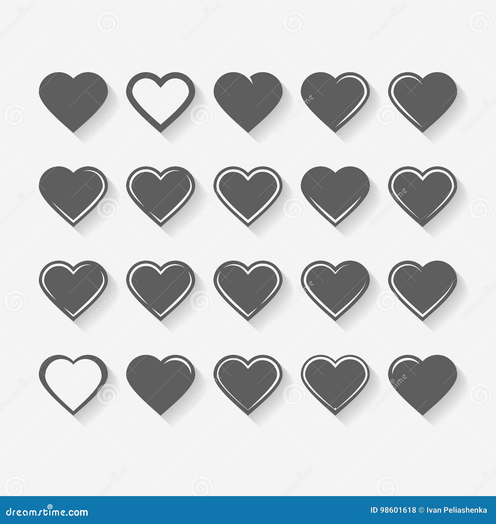 Herts icons stock illustration. Illustration of cardiology - 98601618