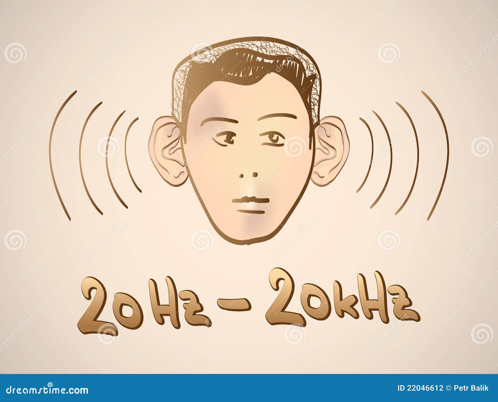 Hertz frekvens stock illustrationer. Illustration av spektrum - 22046612