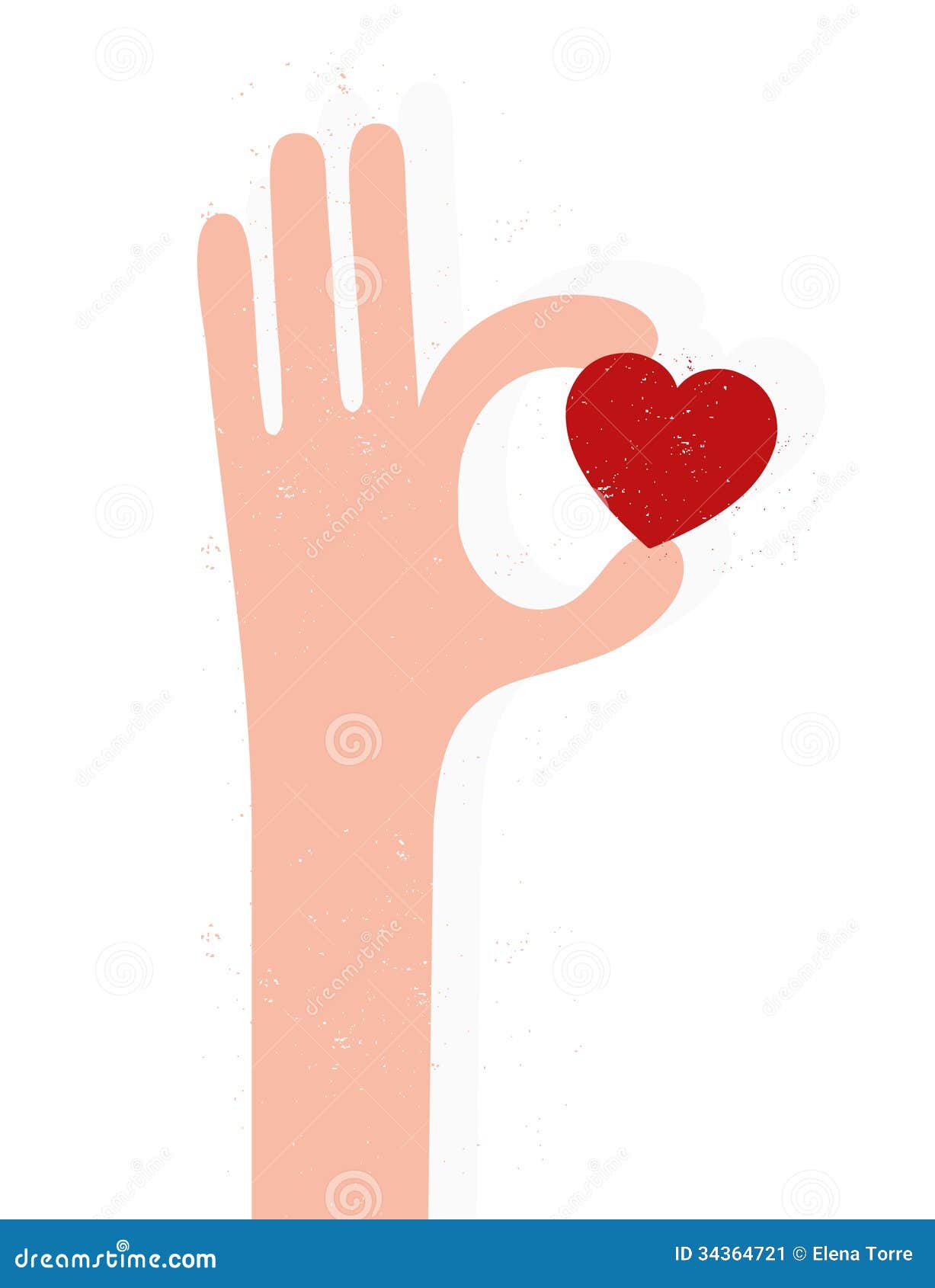 Herz in der Hand vektor abbildung. Illustration von geschenk - 34364721 Herz in der Hand vektor abbildung. Illustration von geschenk - 34364721