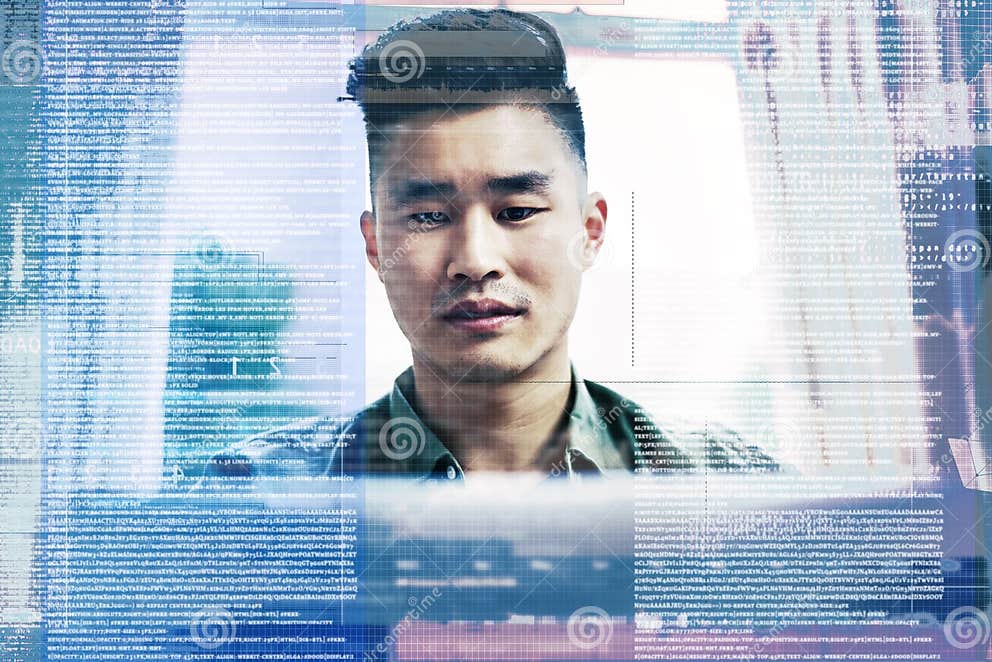 Hes an Expert Coder. a Handsome Young Male Coder Working on His Laptop ...