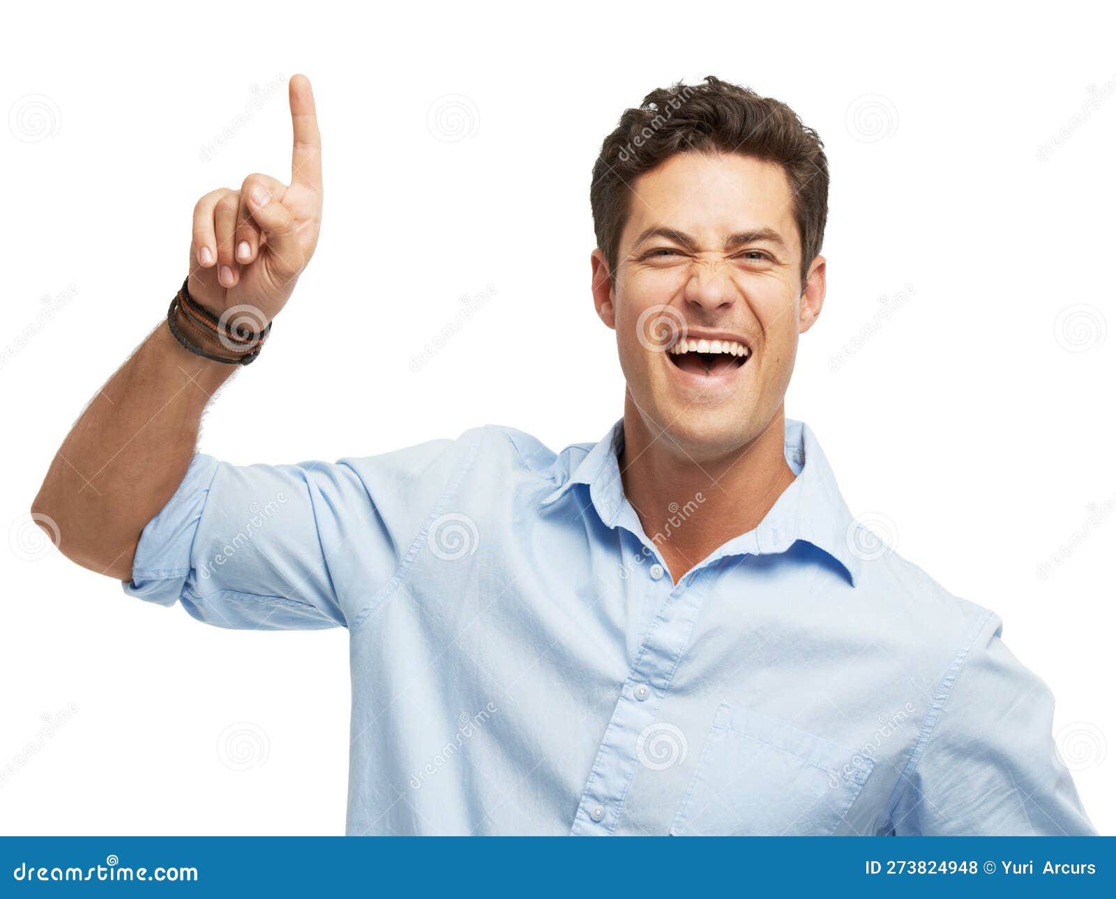 Hes Got an Expression for Every Occassion. Studio Shot of Handsome ...