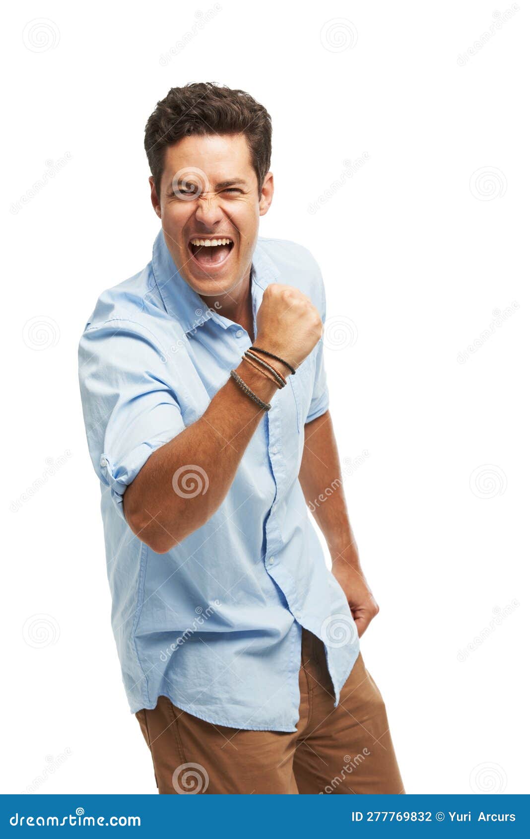 Hes Got an Expression for Every Occassion. Studio Shot of Handsome ...