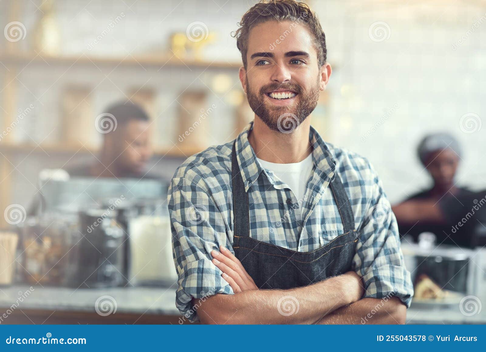 Hes Got a Strong Work Ethic. a Confident Young Man Working in His Store ...