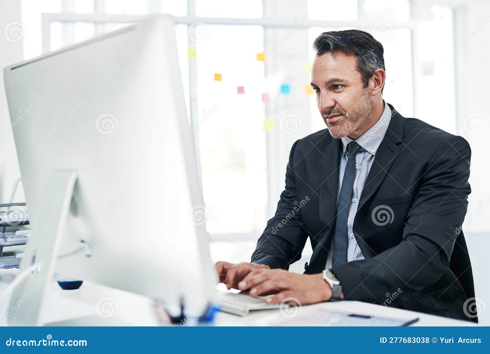 Hes No Stranger To Hard Work. a Mature Businessman Working on a ...