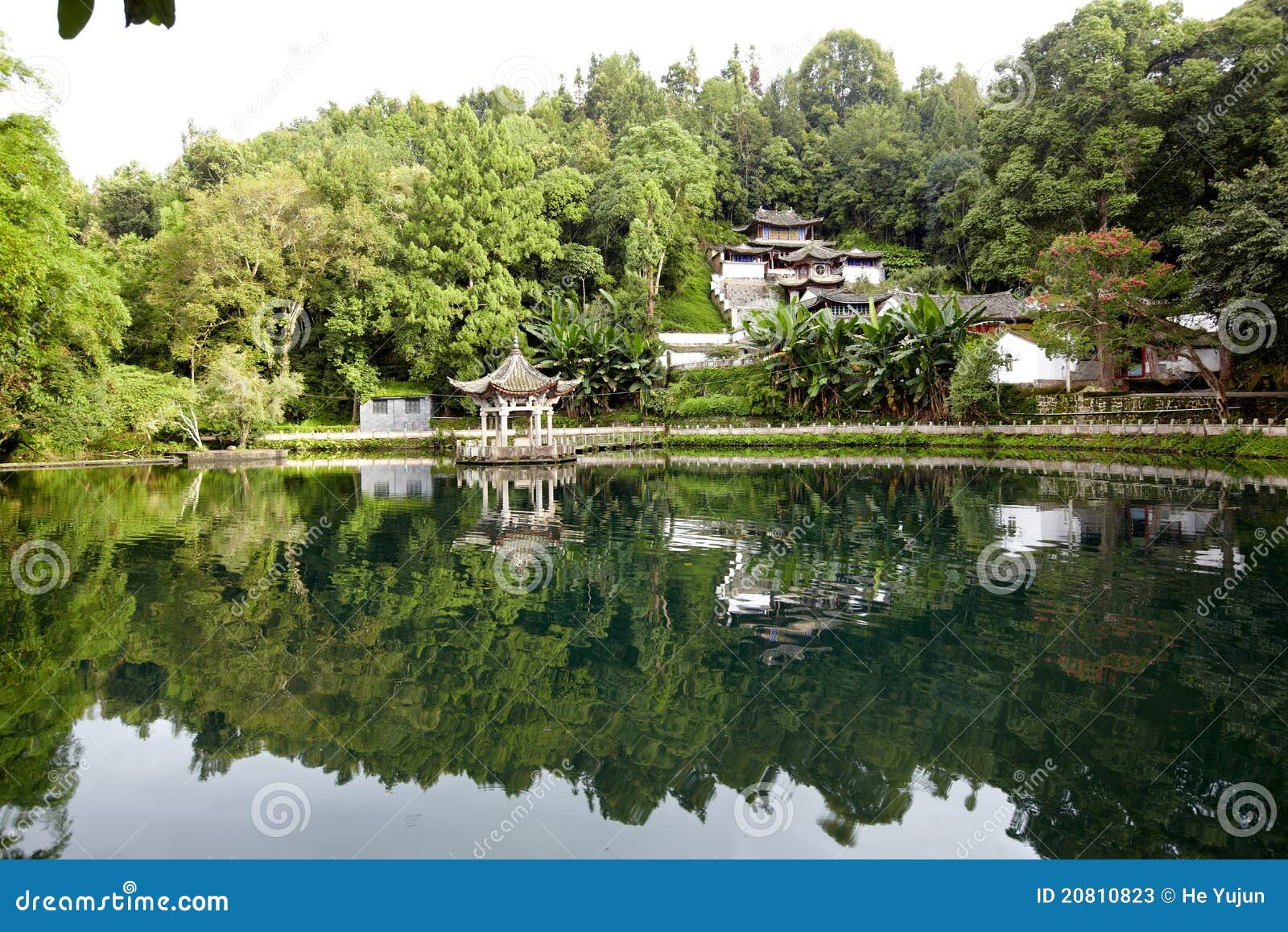 Heshun ancient town stock image. Image of forest, yunnan - 20810823