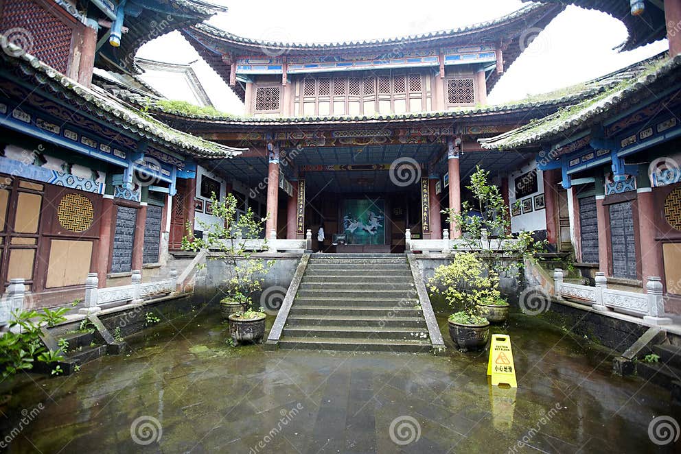 Heshun ancient town stock image. Image of village, step - 20811065