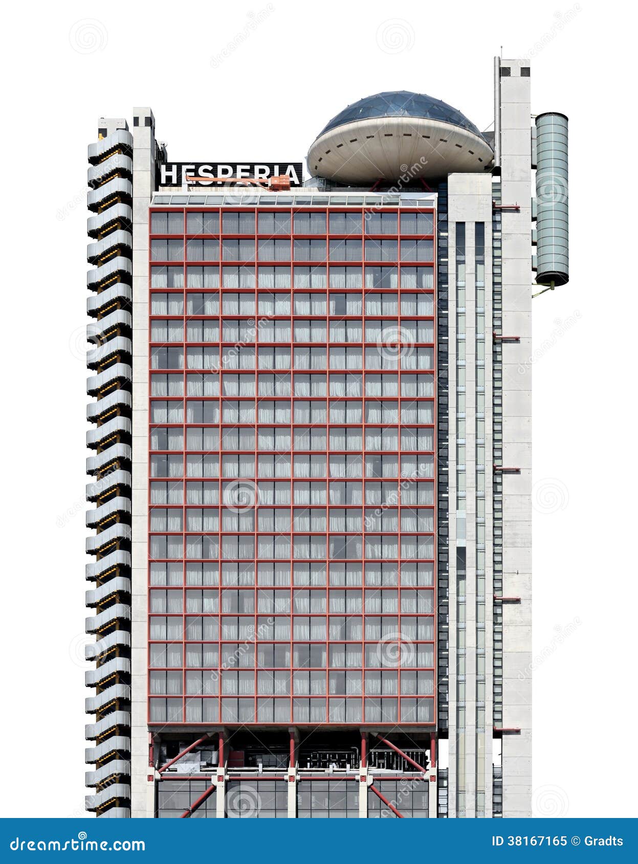 Hesperia hotel editorial image. Image of building, barcelona - 38167165