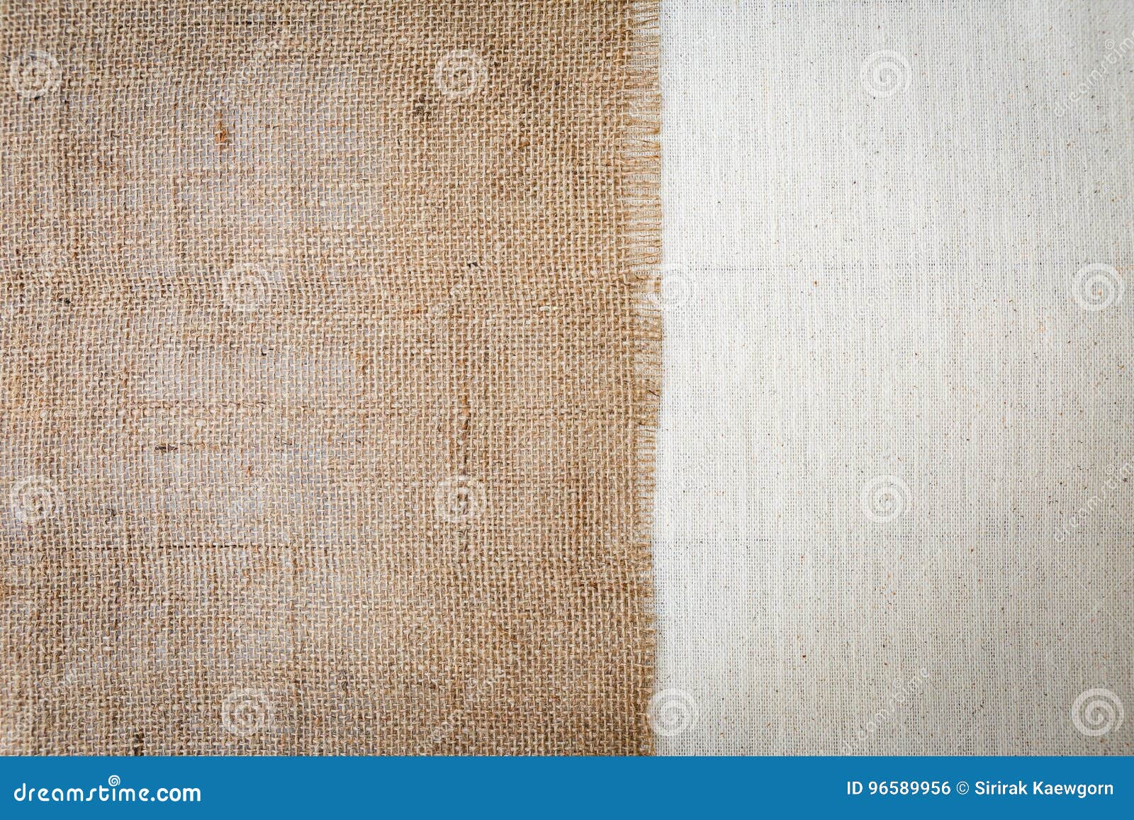 Hessian Fabric Texture Over Canvas Texture Stock Photo - Image of ...