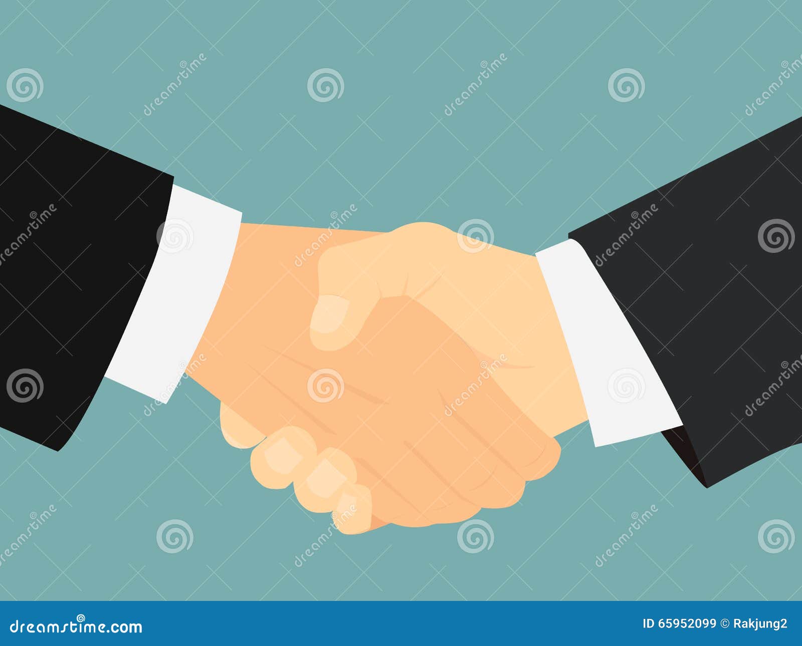 Het à¸ºBusinessman Hand Schudden Vector Illustratie - Illustration of ...