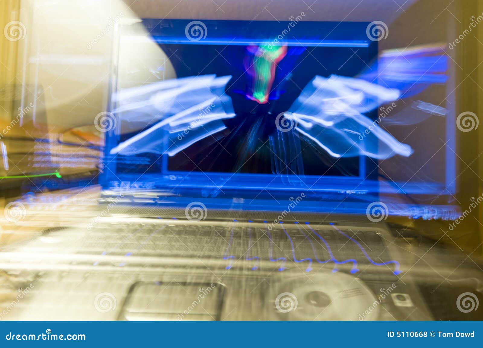 Het Abstracte Computerscherm Stock Foto - Image of vervorm ...