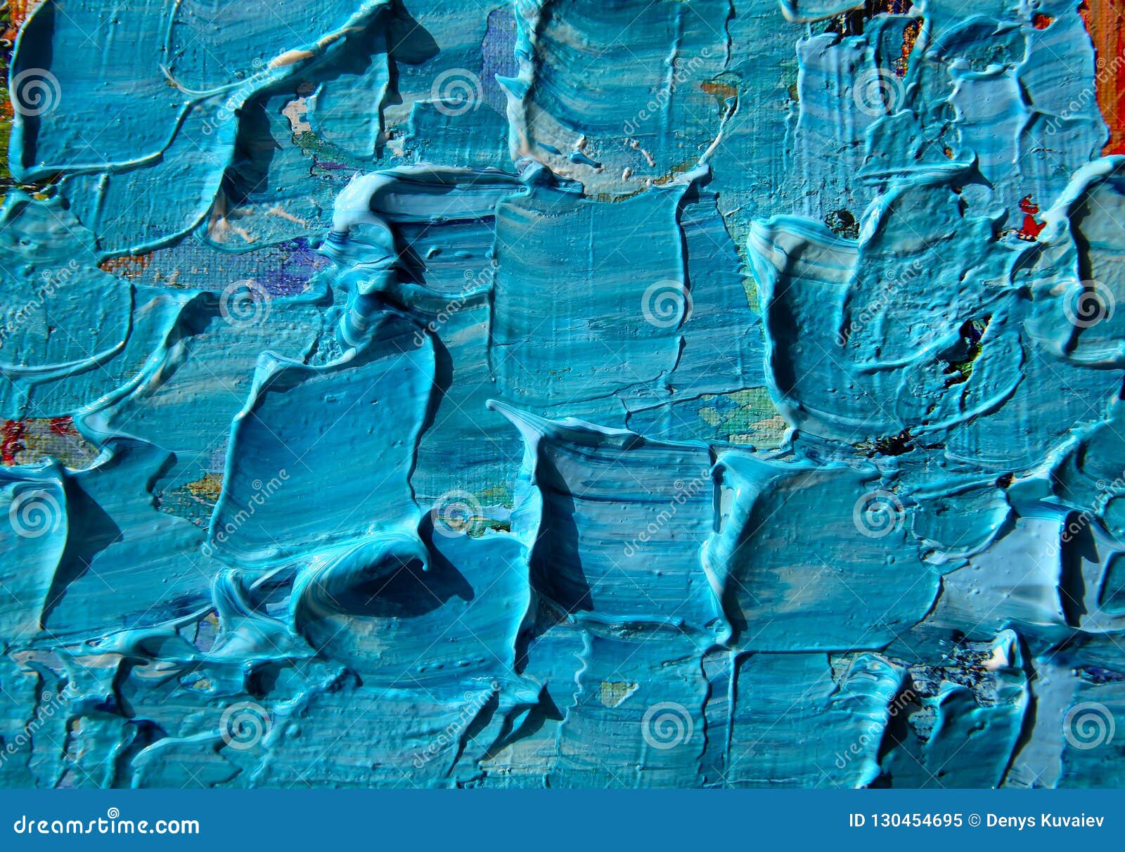 Het Abstracte Kunst Schilderen Voor Achtergrond, Textuur Stock ...