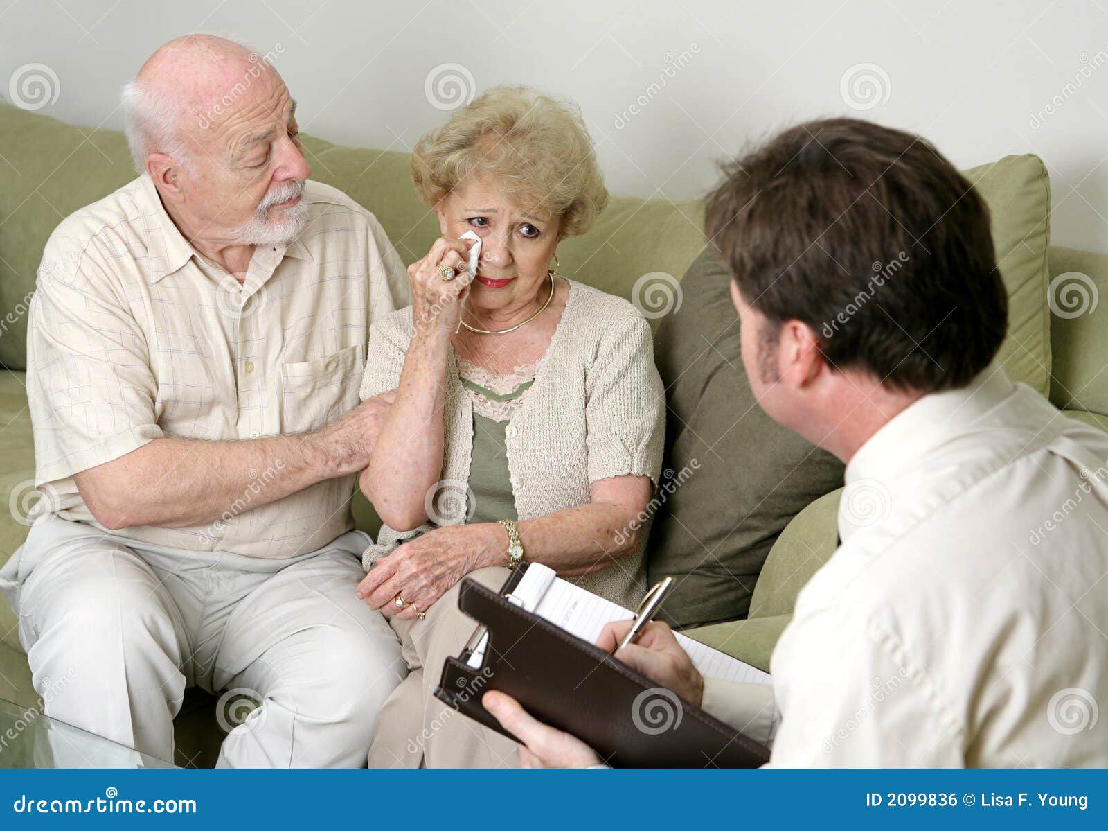 Het Adviseren - in Scheuren Stock Foto - Image of paar, rijp: 2099836