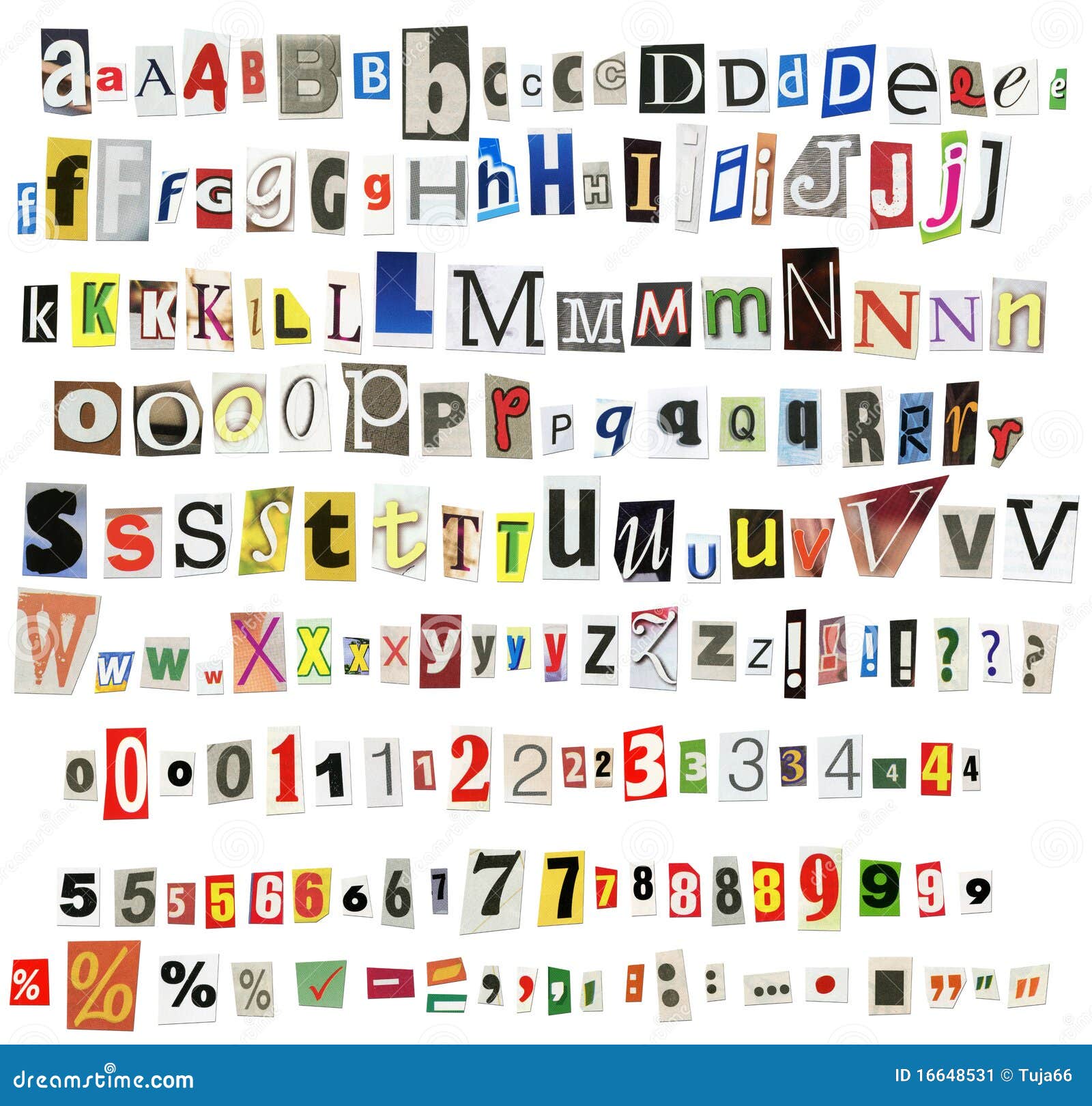 Het alfabet van de krant stock illustratie. Illustration of reclame ...