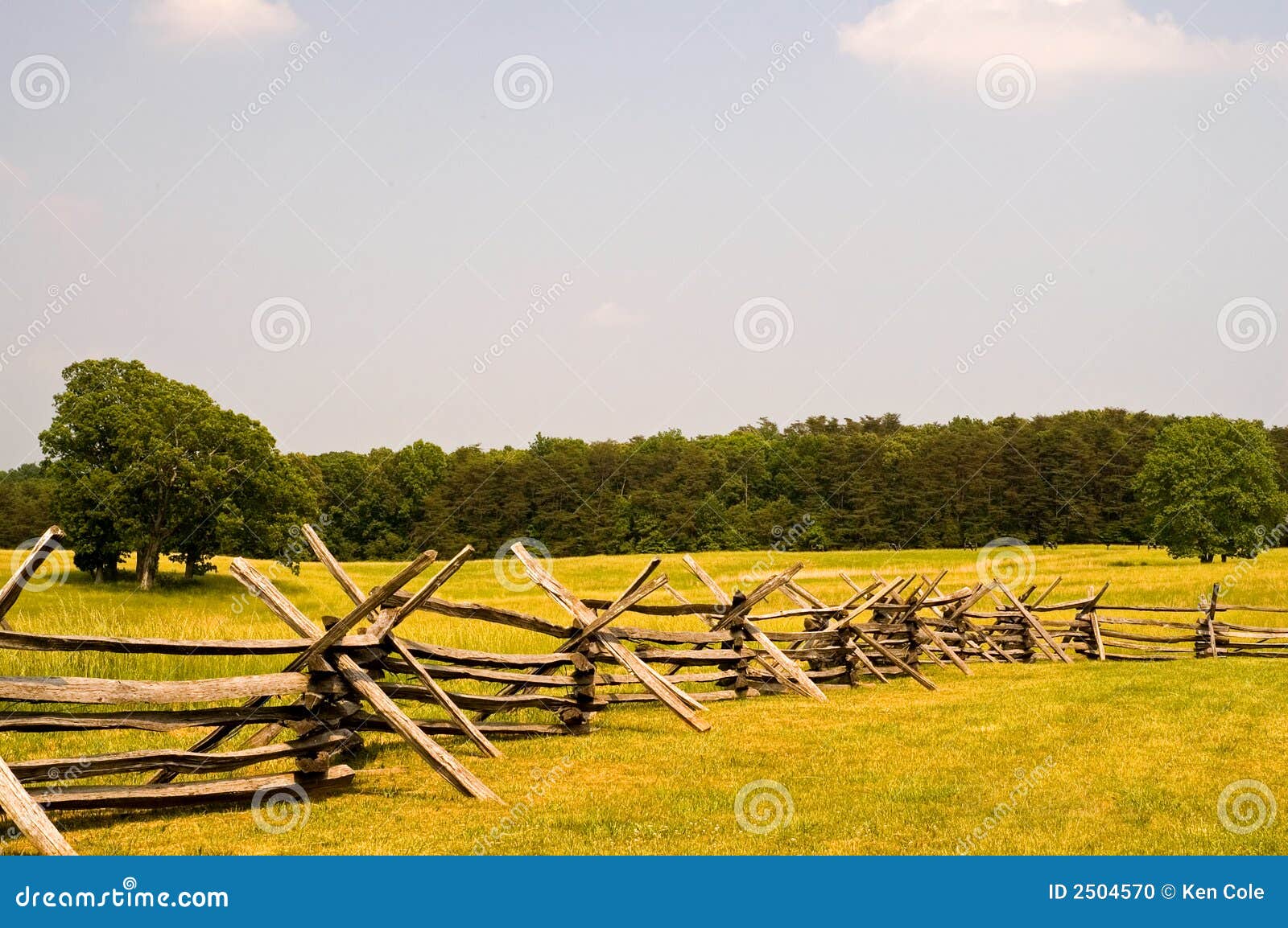 Het Amerikaanse Slagveld Van De Burgeroorlog Stock Foto - Image of ...