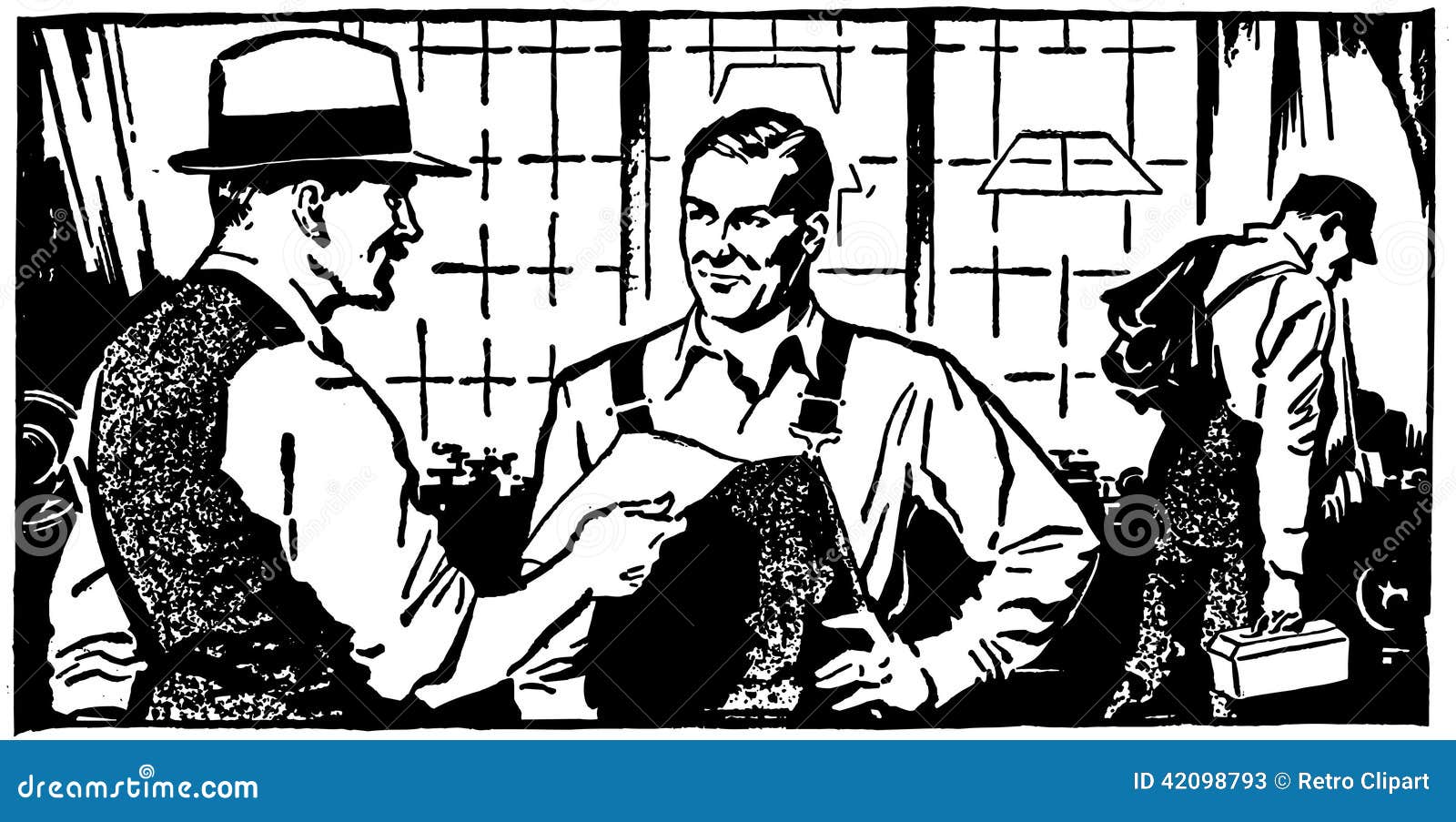 Het Babbelen Met De Werkgever Vector Illustratie - Illustration of ...