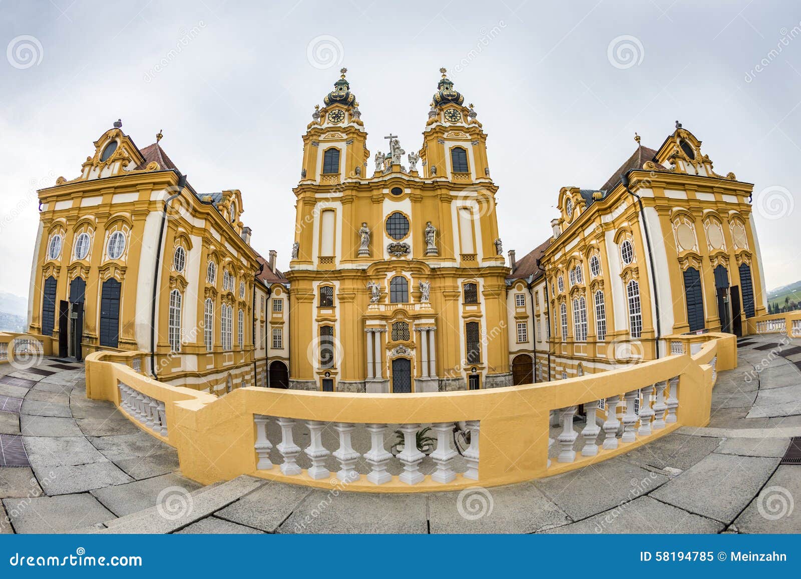 Het Barokke Klooster Van Melk Abbey Benedictine Redactionele Afbeelding ...