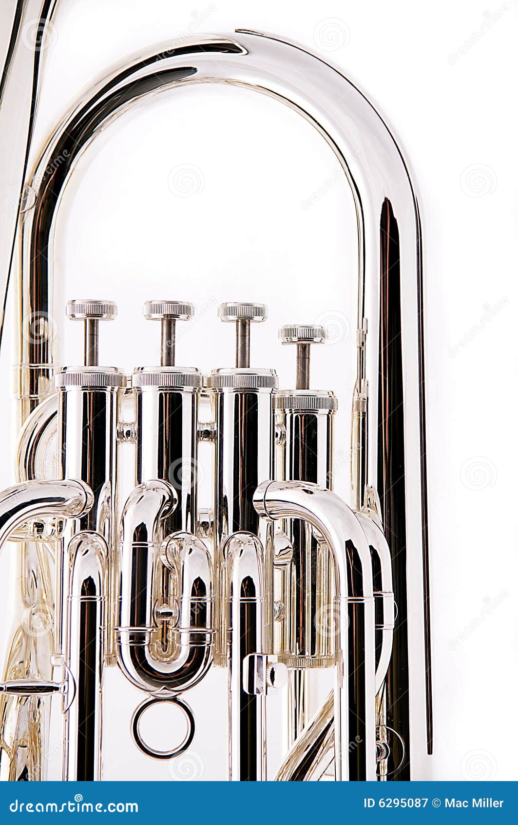 Het Bas Euphonium Van De Tuba Stock Afbeelding - Image of baarzen ...