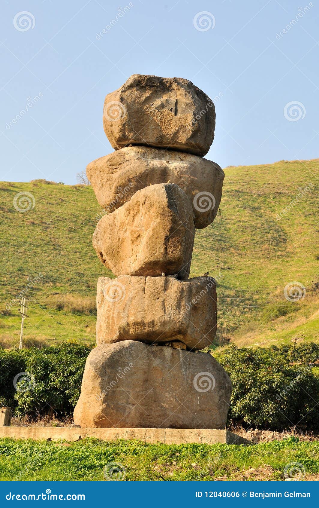 Het Basalt Van Het Monument Stock Foto - Image of macro, monument: 12040606