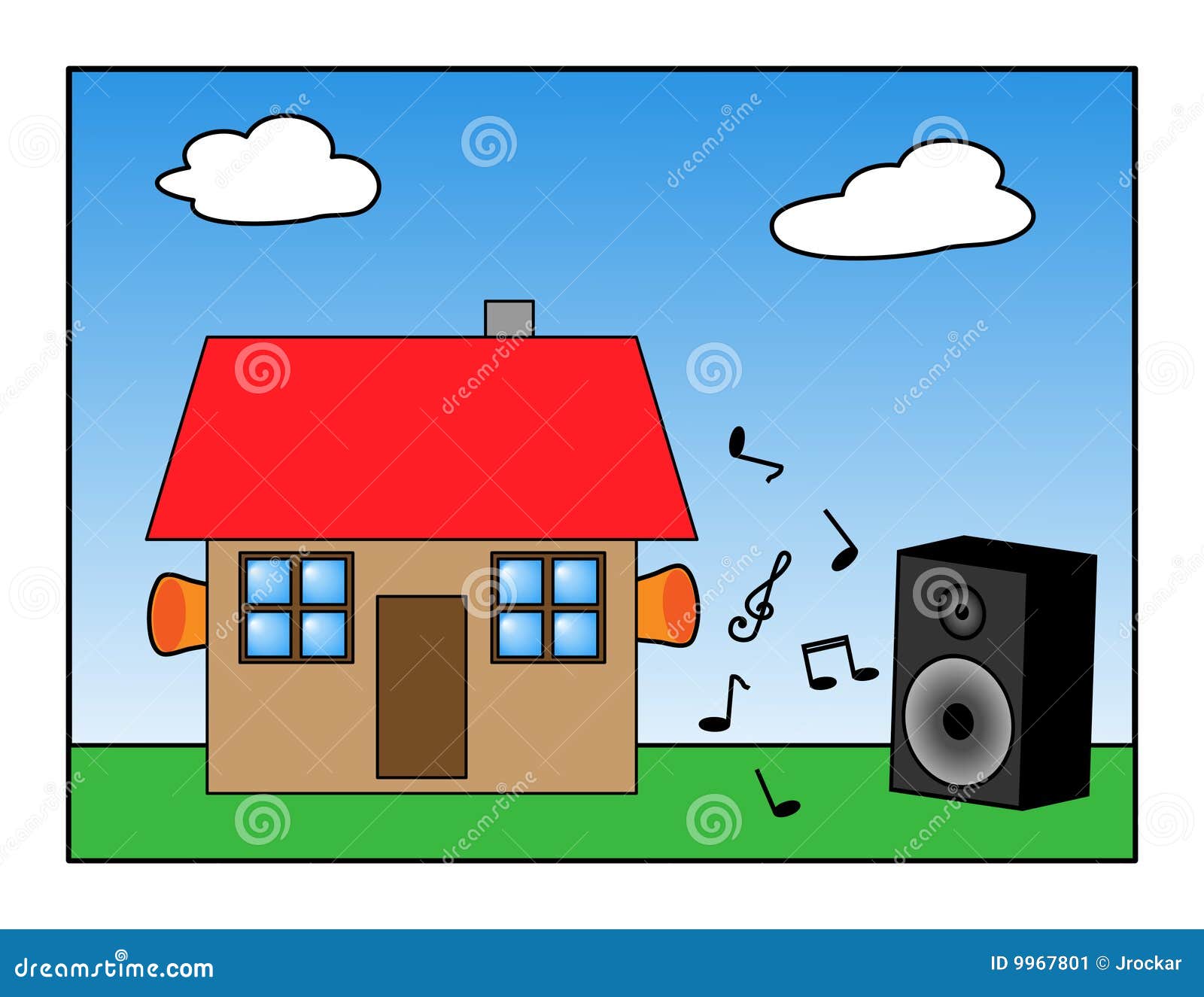 Het bewijs van het lawaai vector illustratie. Illustration of bewijs ...