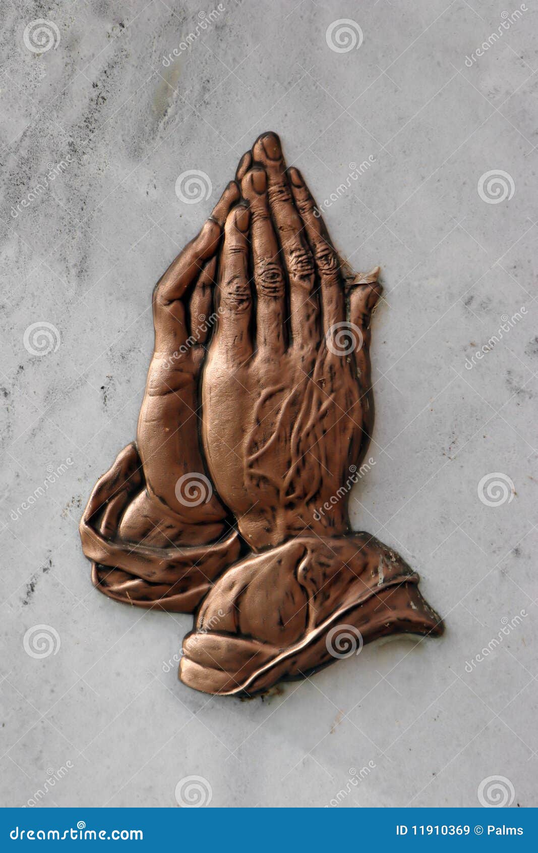 Het bidden handen stock afbeelding. Image of brons, gekleurd - 11910369