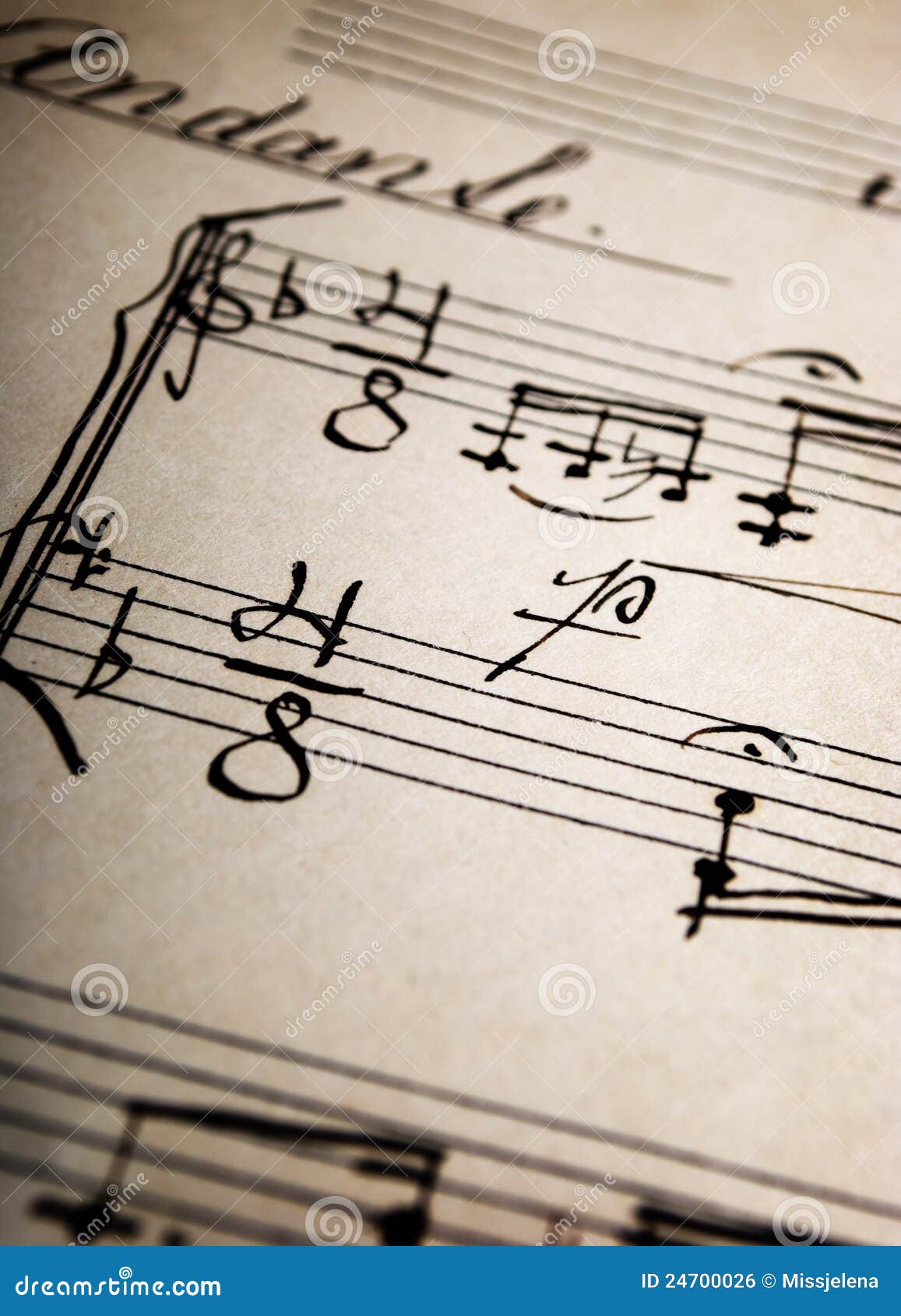 Het Blad van de muziek stock foto. Image of document - 24700026