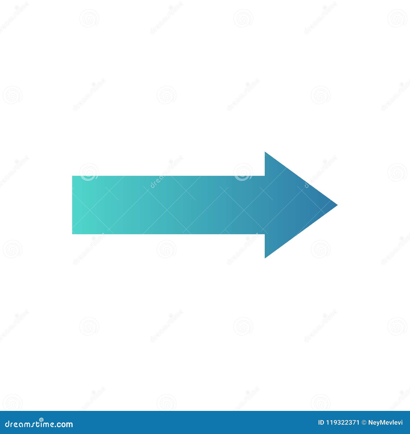 Het Blauw Pictogram Van De Pijl Recht Pijl of Symbool of Knoop Vector ... Het Blauw Pictogram Van De Pijl Recht Pijl of Symbool of Knoop Vector ...