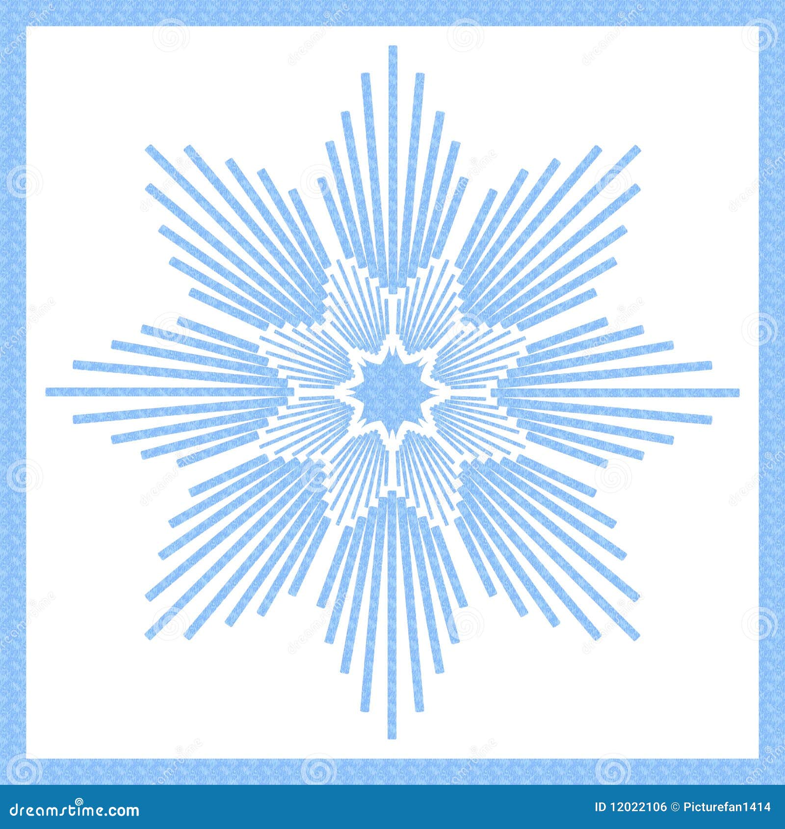 Het Blauwe Ijs van de ster stock illustratie. Illustration of metafoor ...