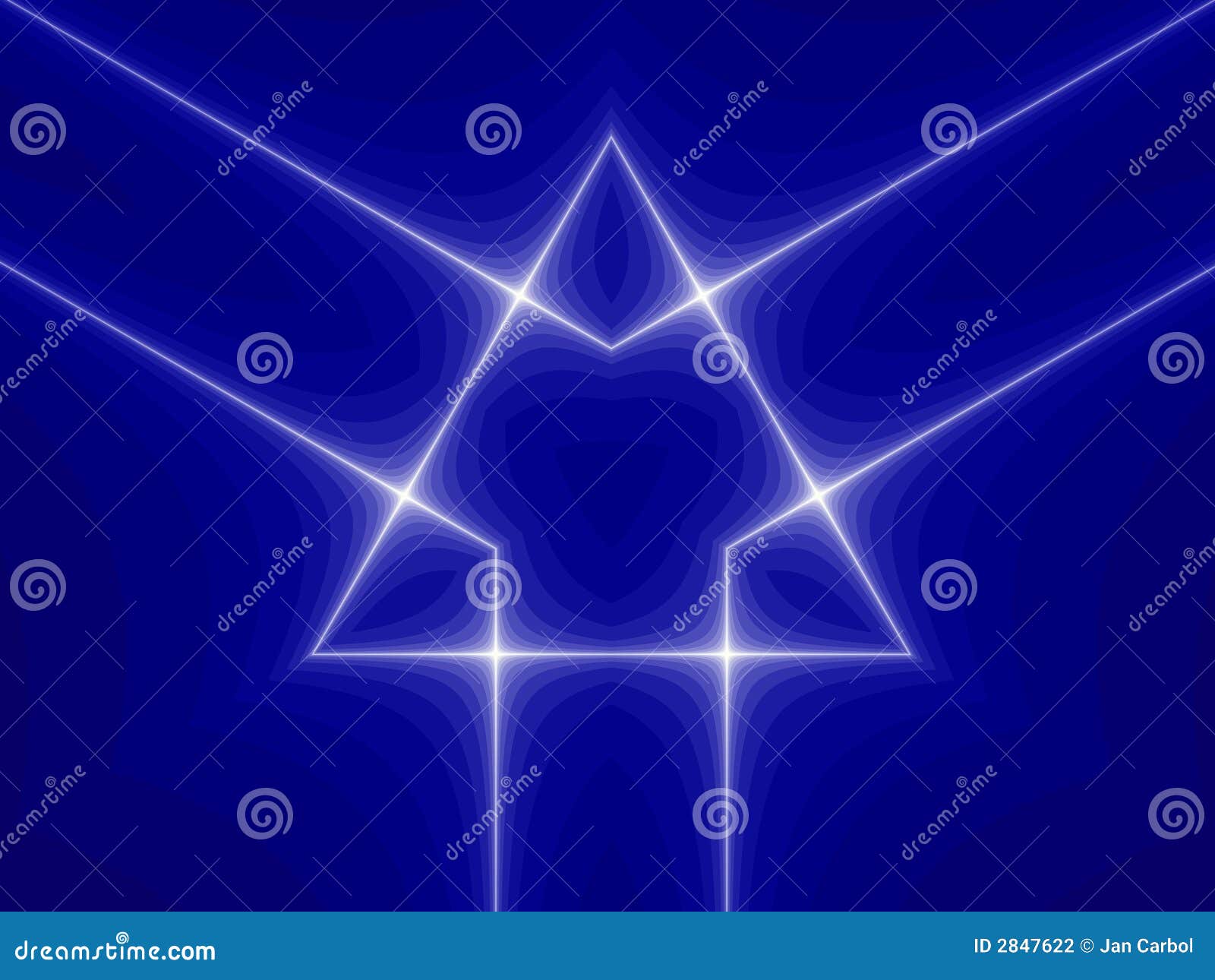 Het Blauwe Symbool Van De Driehoek Stock Illustratie - Illustration of ...