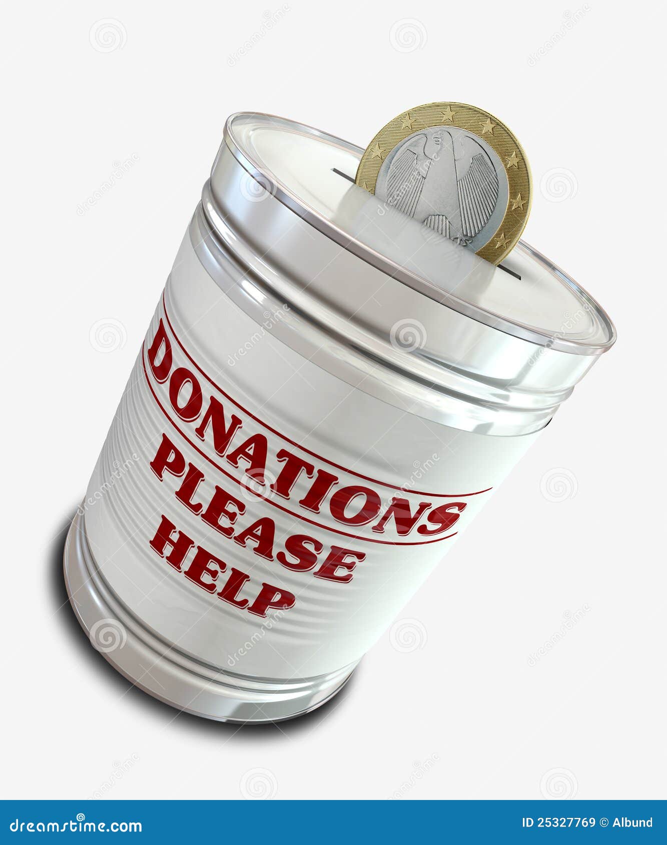 Het Blik Van Het Tin Van De Schenking Stock Illustratie - Illustration ...