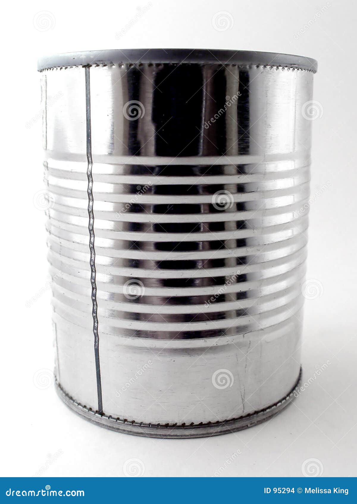 Het Blik Van Het Tin Van Het Metaal Stock Foto - Image of isolatie ...