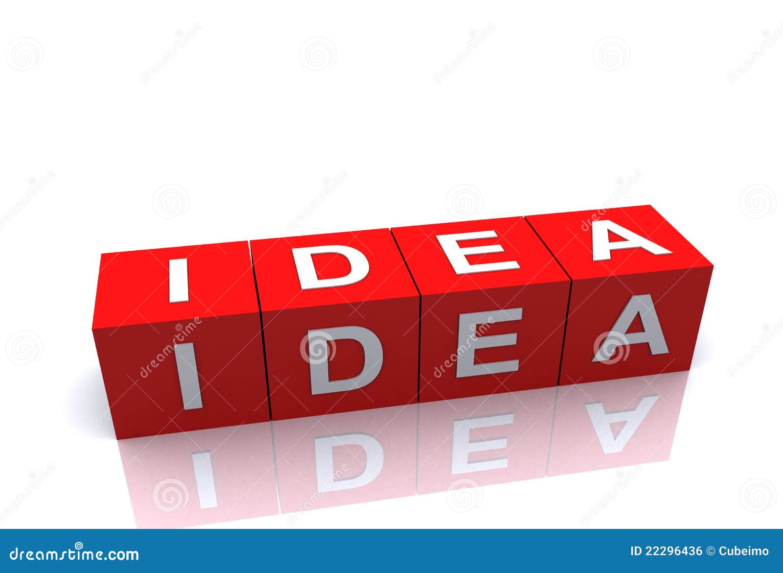 Het Blok Van Het Idee Van Het Plan Stock Illustratie - Illustration of ...