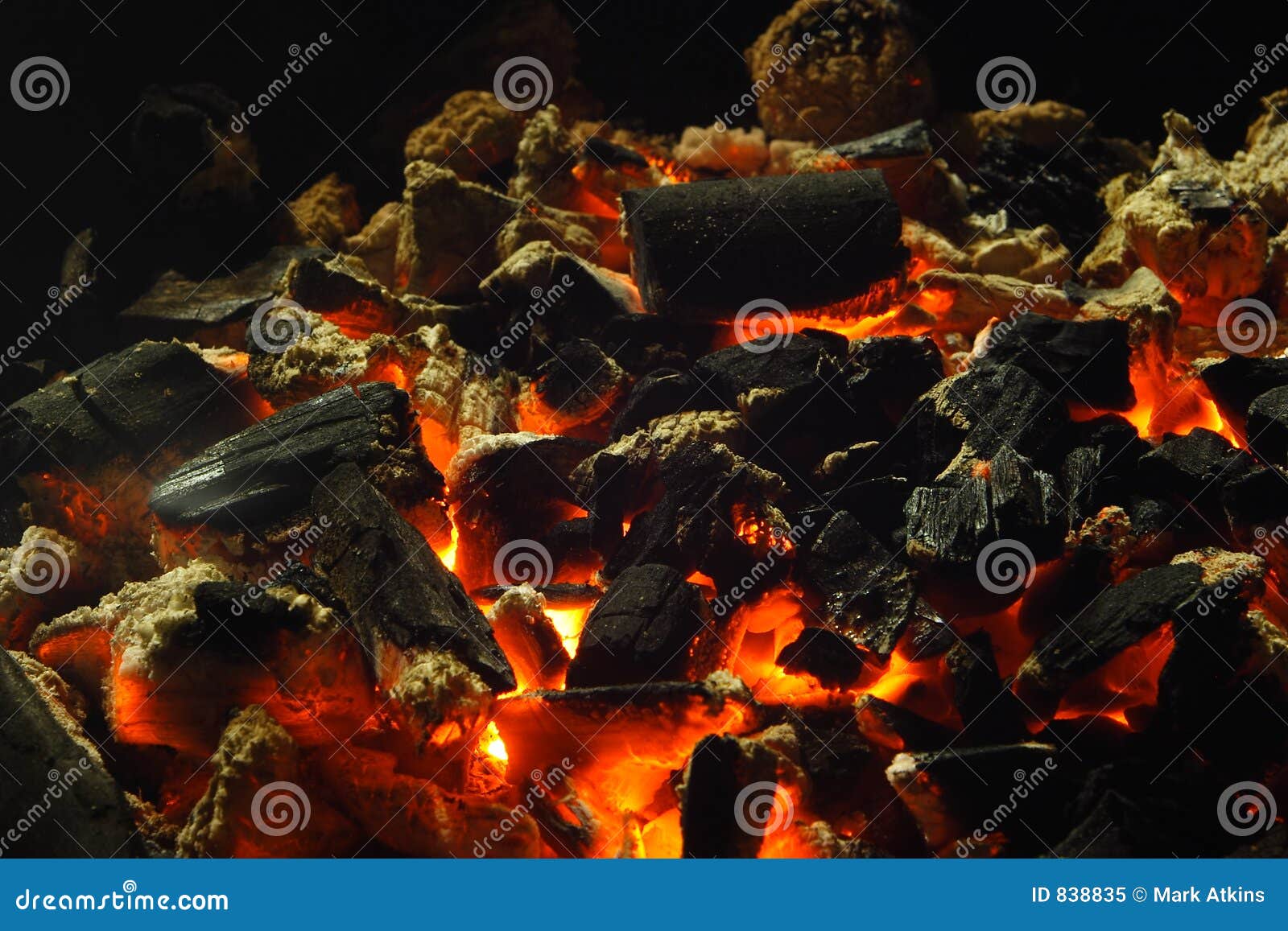 Het Branden Van De Houtskool Stock Afbeelding - Image of gekookt, vraag ...