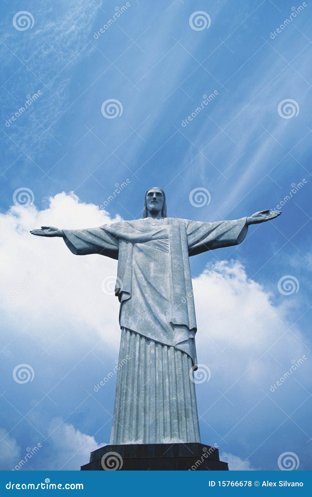 Het Braziliaanse Rio De Janeiro Van Het Standbeeld Van Christus ...