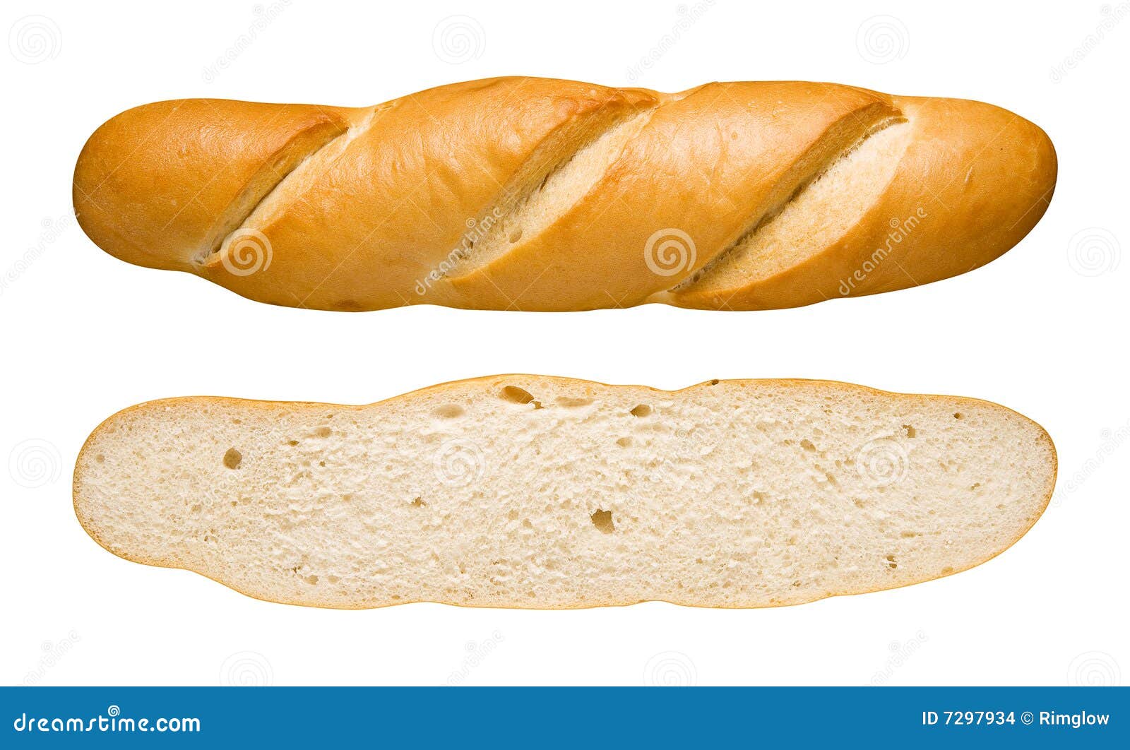 Het Brood & De Plak Van Het Brood Stock Foto - Image of maaltijd, gist ...