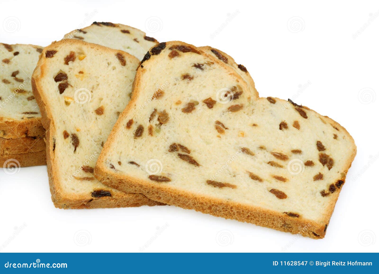 Het brood van de rozijn stock afbeelding. Image of gebakken - 11628547